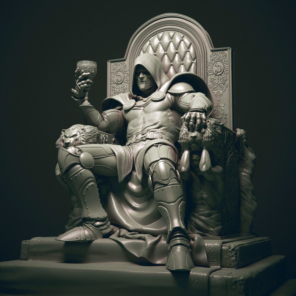 Dr Doom 3D Model Ready to Print STL 3D model 3D printable | CGTrader