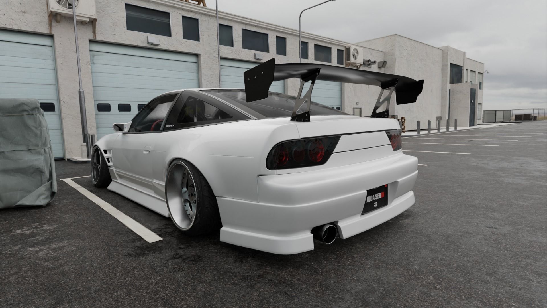 3D Highpoly Garage Spot Blender File 3D model | CGTrader