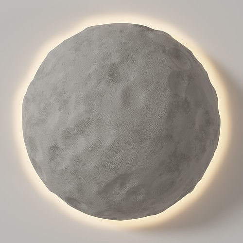 MOON SCONCE 3D model | CGTrader