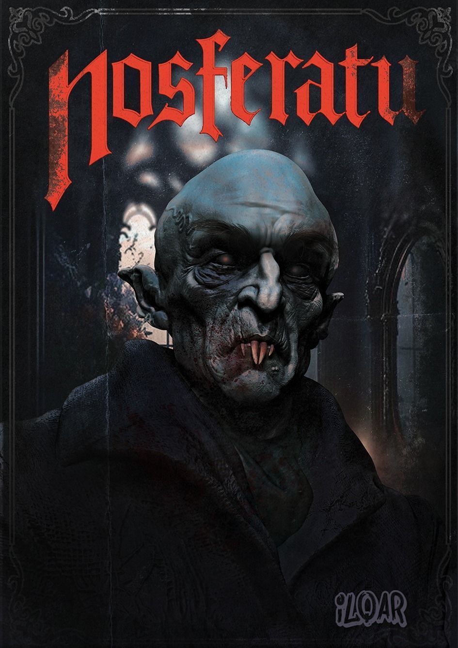 Nosferatu Bust Vampire 3D Model - Dracula Highly Detailed 3D model 3D ...