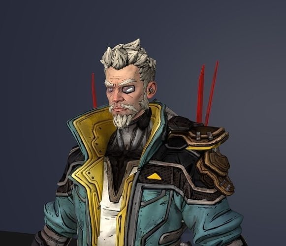 zane cyber 3D model animated rigged | CGTrader