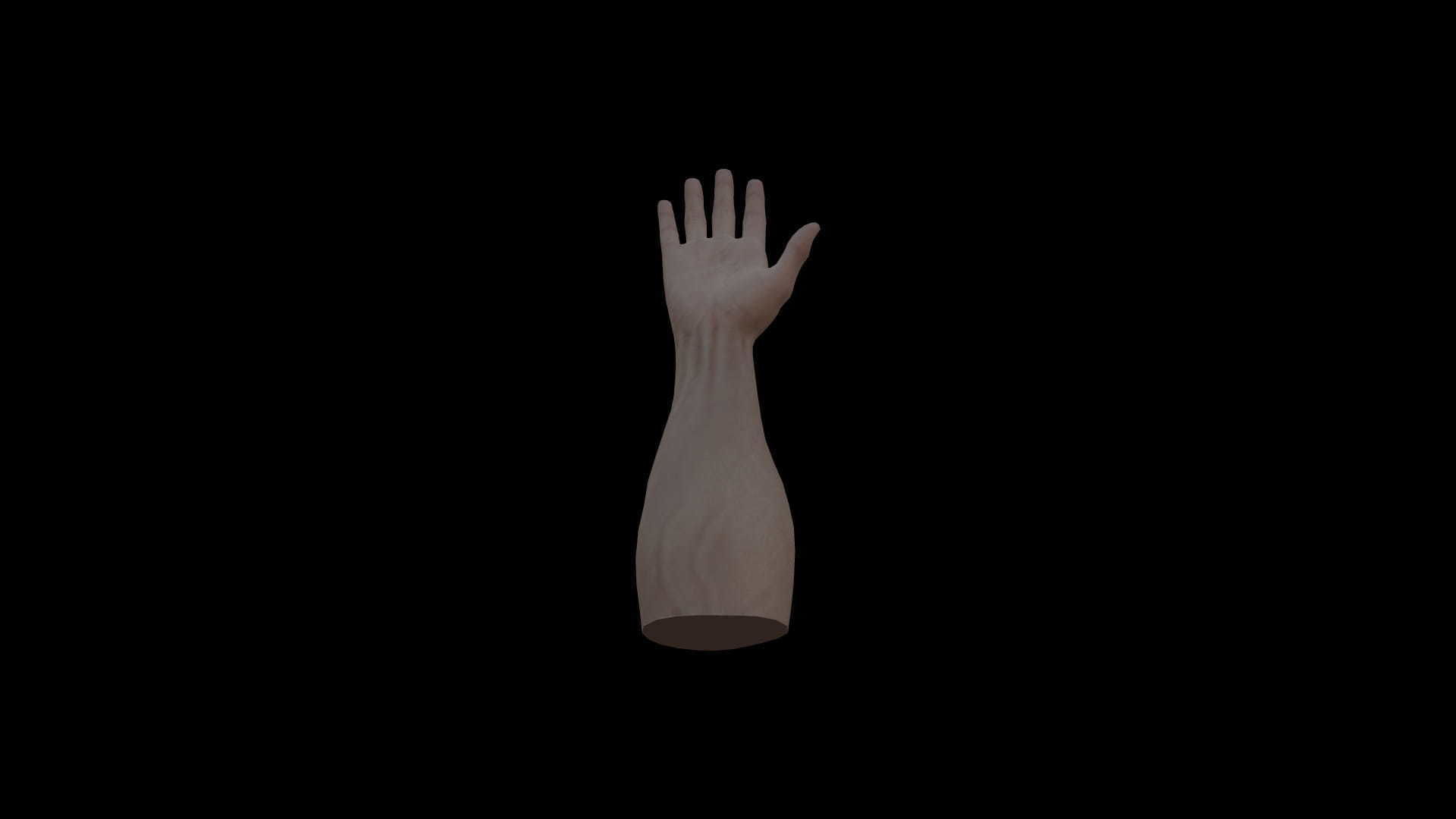 3D model HAND14 Rigged right hand VR / AR / low-poly | CGTrader