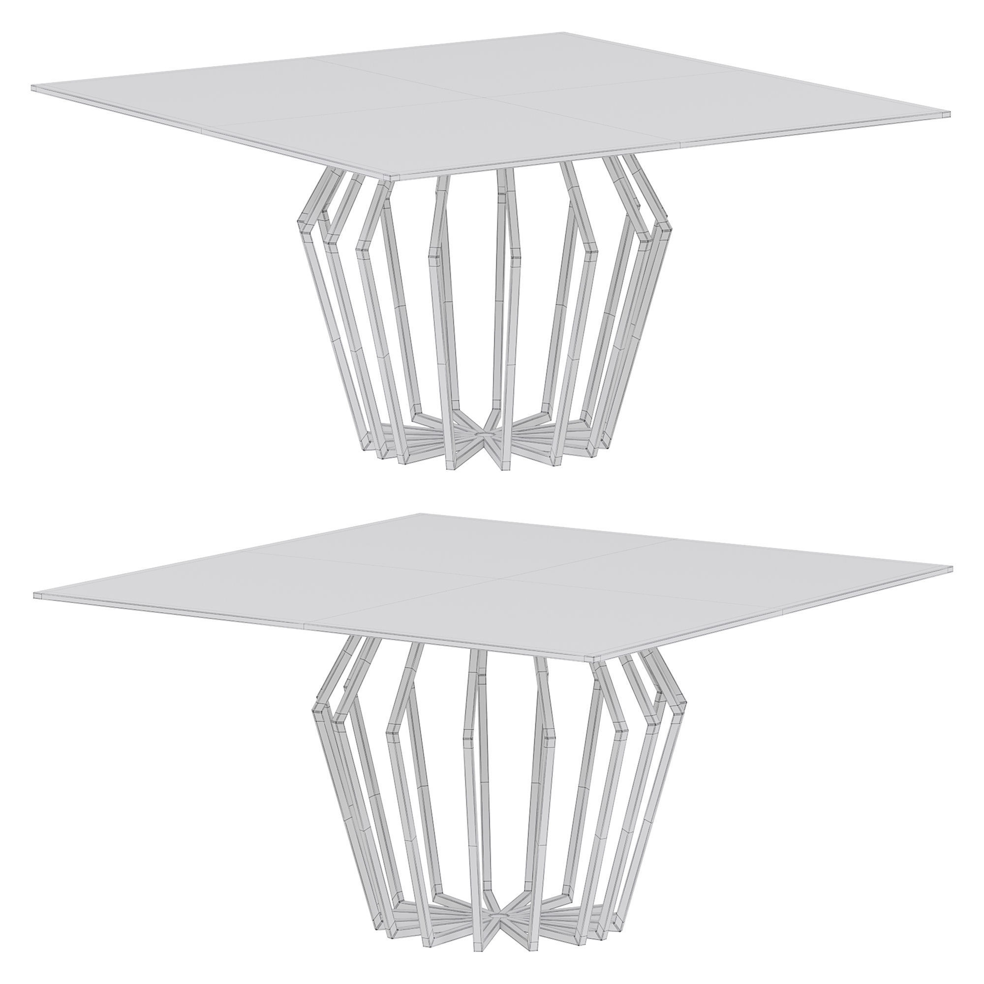 Ruby 1500 Dining Table By Evanyrouse 3D model | CGTrader