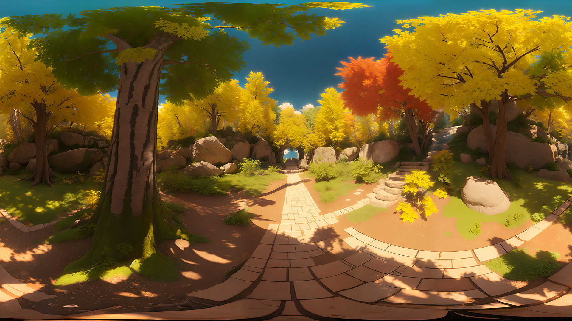3D model HDRI Forest Panoramas VR / AR / low-poly | CGTrader