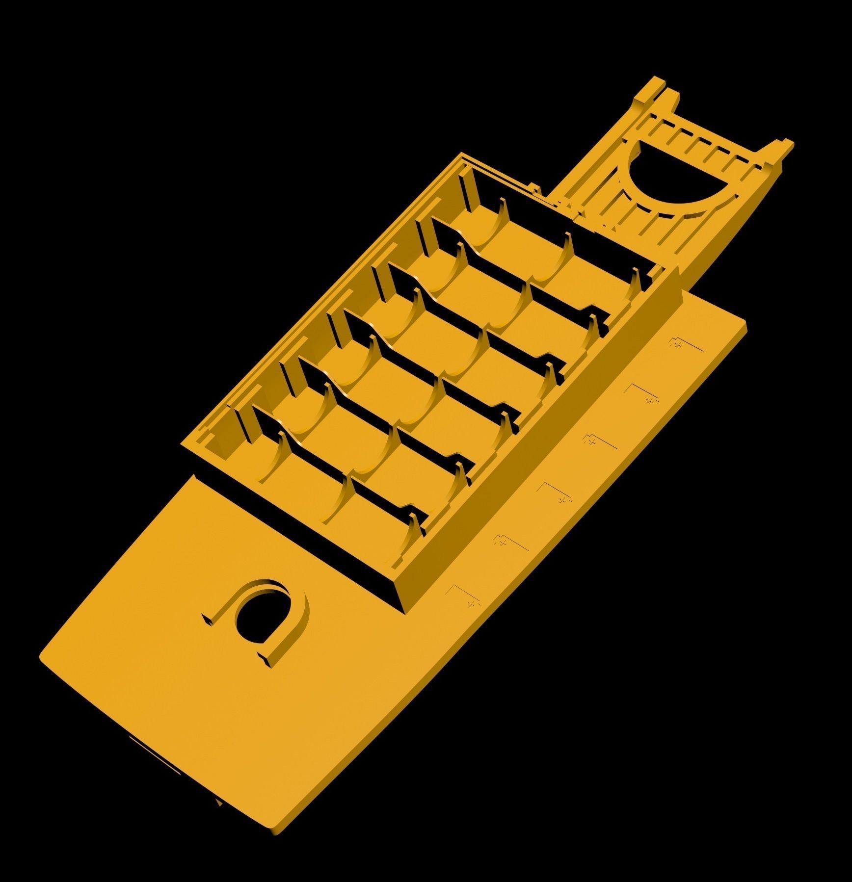 Fluke 287 289 Battery compartment 3D model | CGTrader