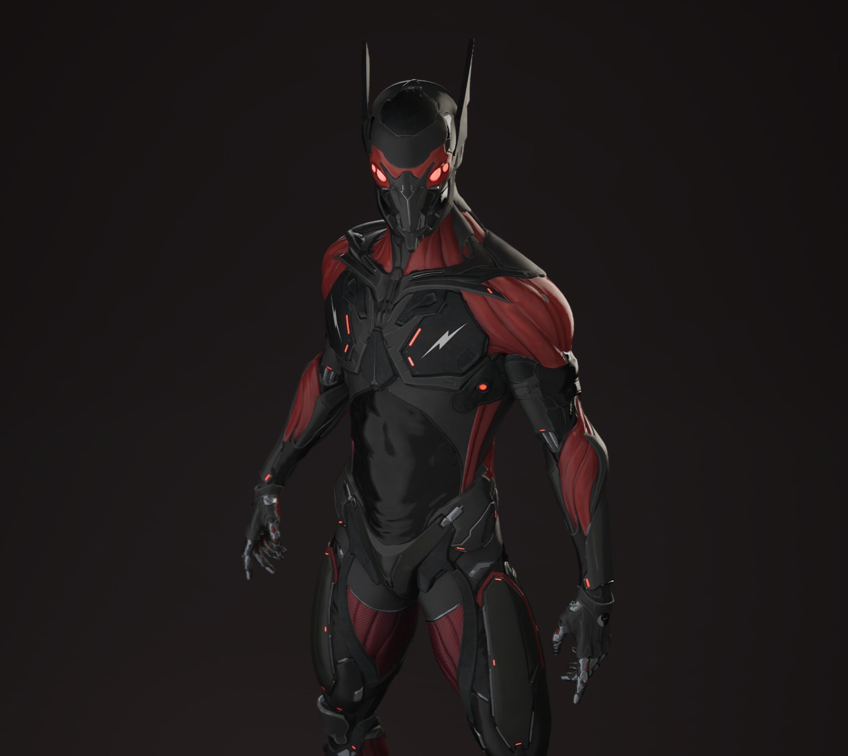 3D model Cyber Ninja VR / AR / low-poly | CGTrader