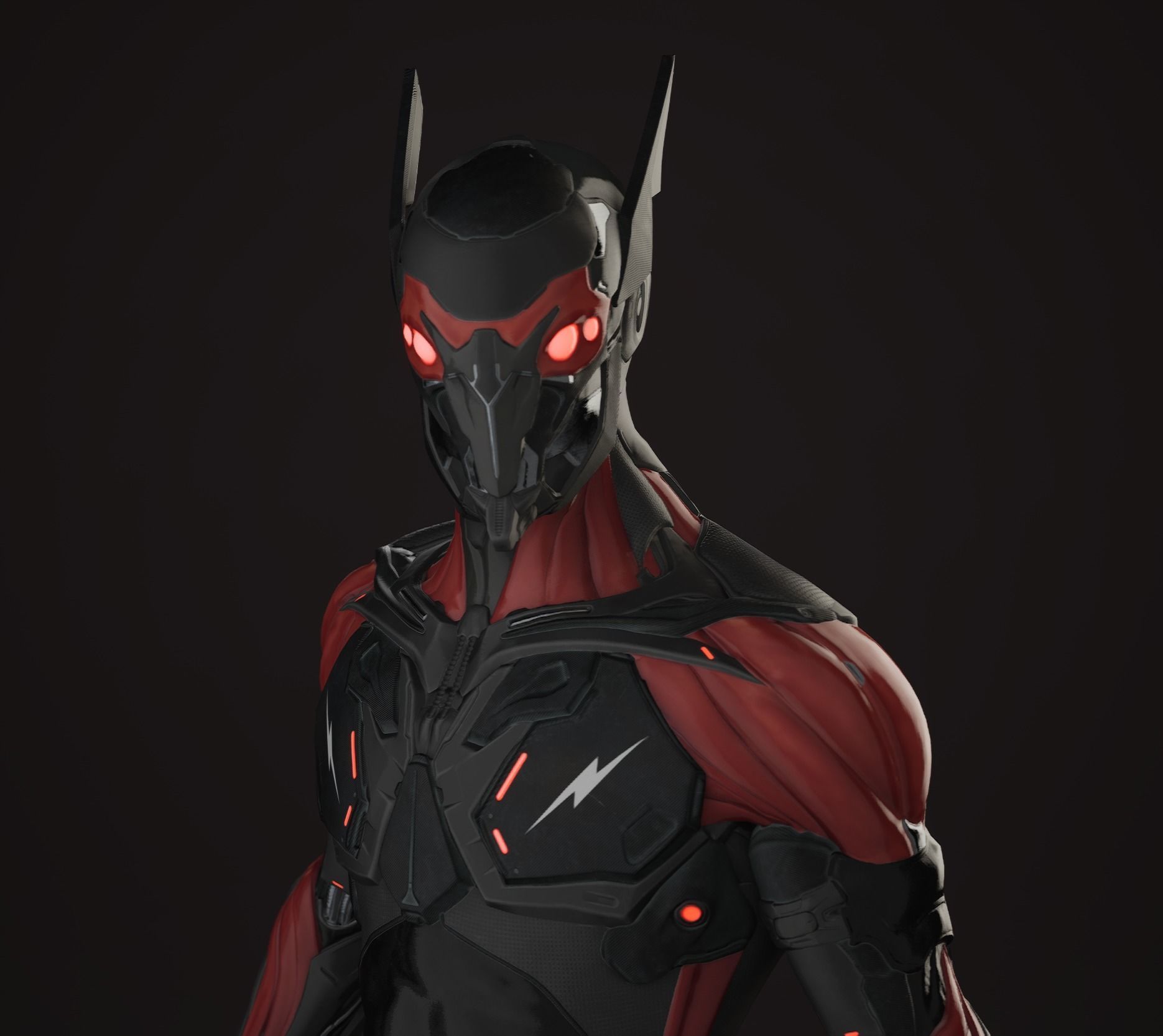 3D model Cyber Ninja VR / AR / low-poly | CGTrader