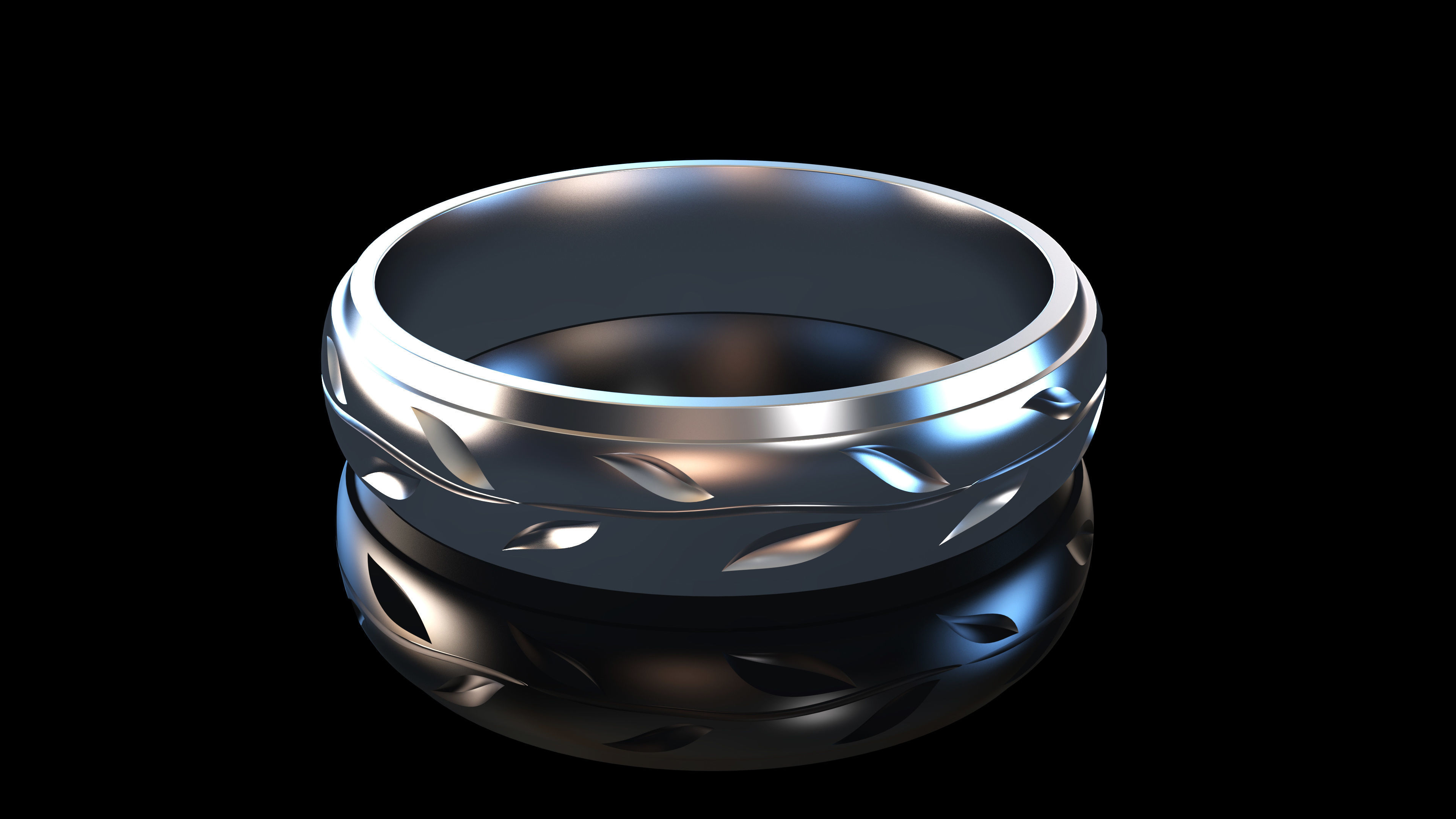 Printed jewelry ring design 3D model 3D printable | CGTrader