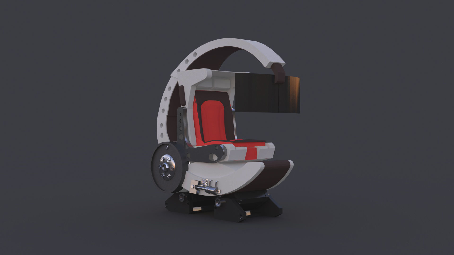 Equipment Egg Cinema Chair Virtuix Omni AR Virtual Reality game 3D ...