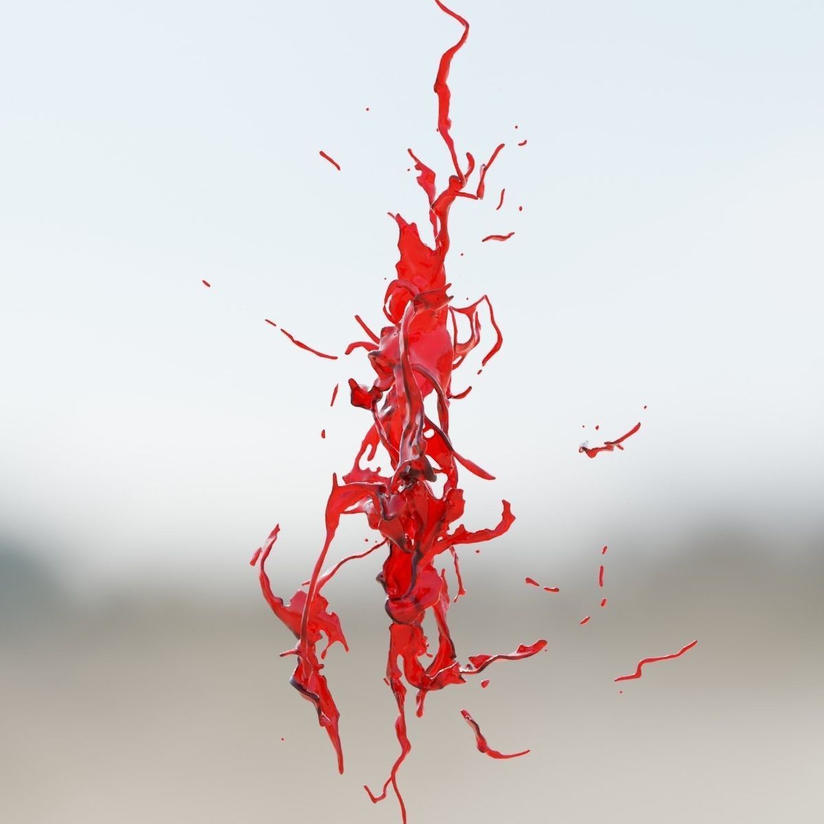 Animated Blood Splash SlowMo 9 vol 2 3D model animated | CGTrader