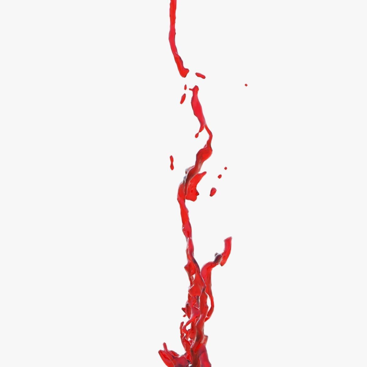 Animated Blood Splash SlowMo 6 vol 2 3D model animated | CGTrader