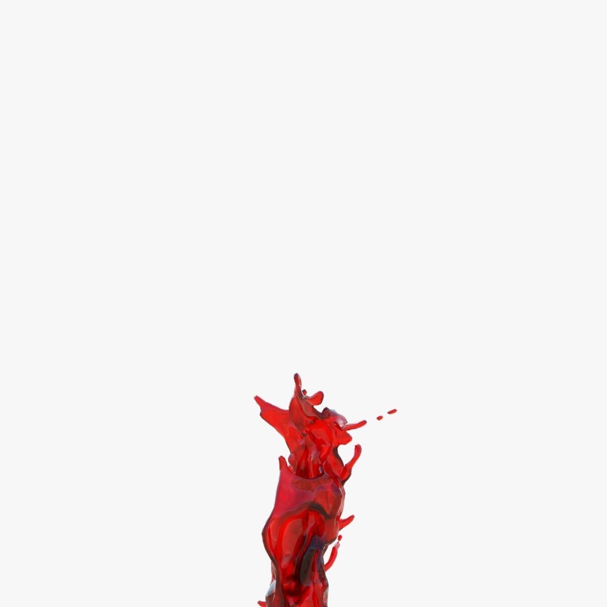 Animated Blood Splash SlowMo 3 vol 2 3D model animated | CGTrader