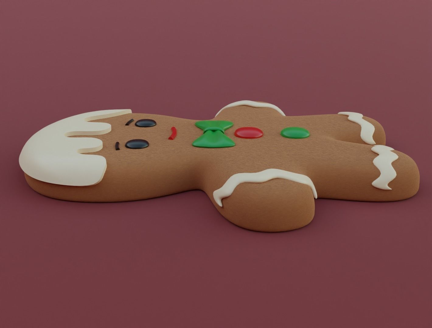 Gingerbread man 3D model for 3D print 3D model 3D printable | CGTrader