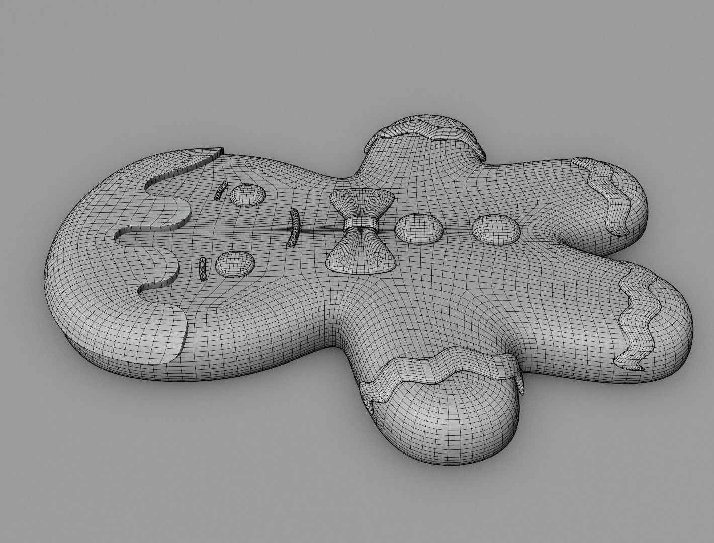 Gingerbread man 3D model for 3D print 3D model 3D printable | CGTrader