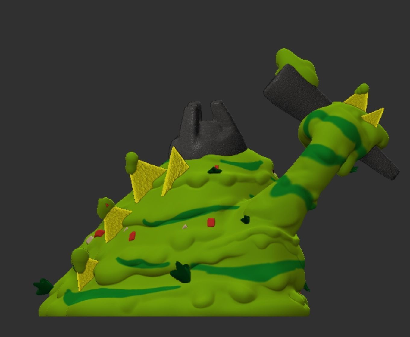 pokemon muk azteca molcajete 3D model 3D printable | CGTrader