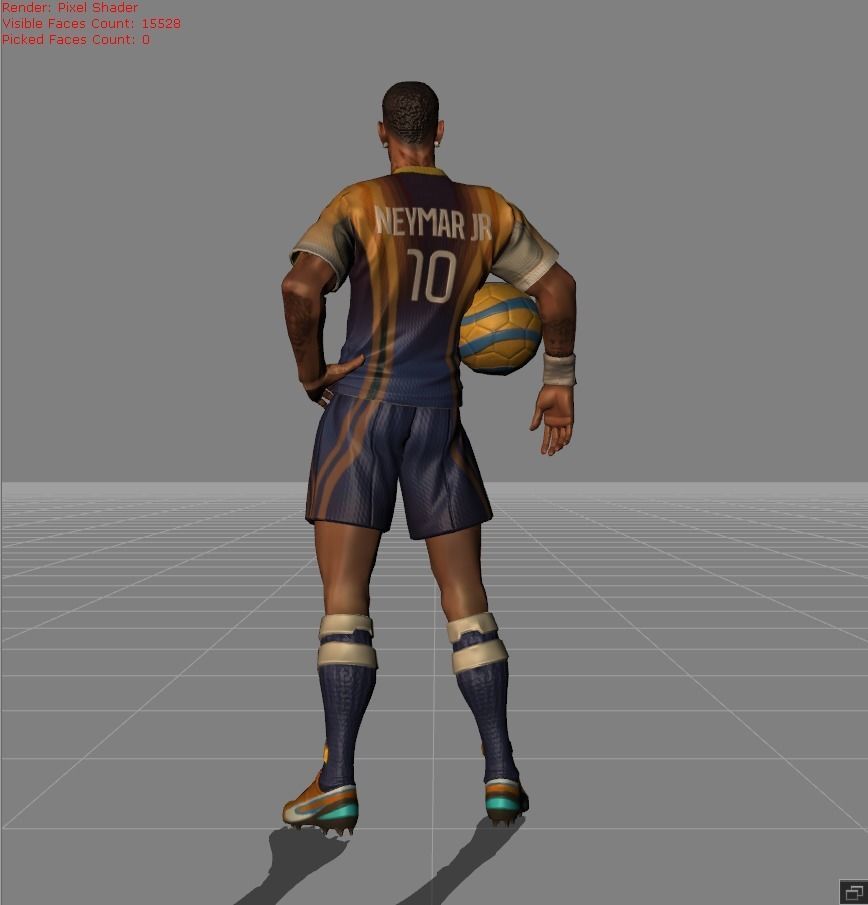 3D model Neymar Jr Bruno VR / AR / low-poly | CGTrader