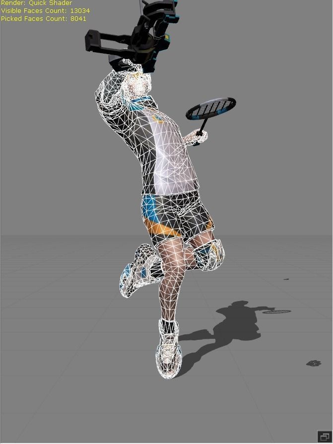 3D model Clint Badminton Champion VR / AR / low-poly | CGTrader