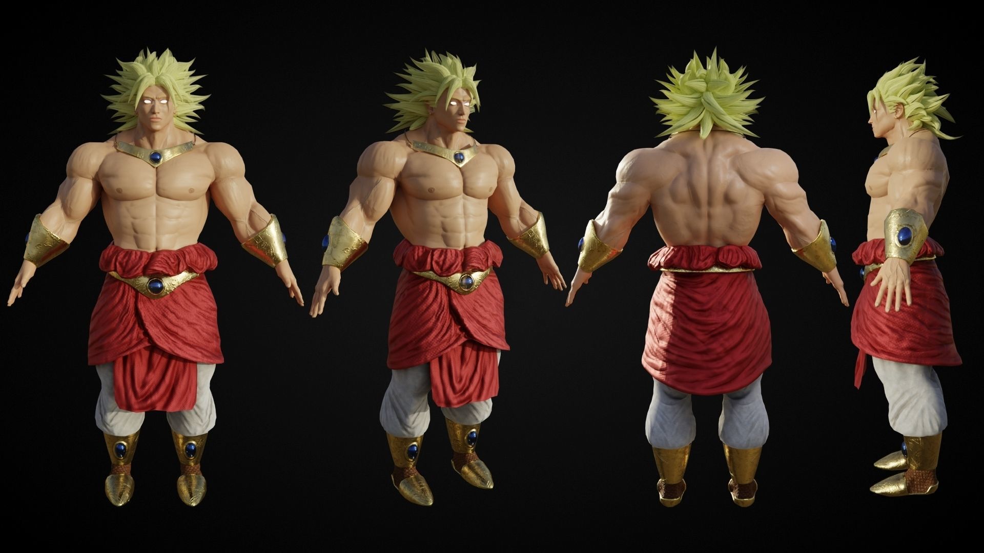 3D model Broly VR / AR / low-poly | CGTrader