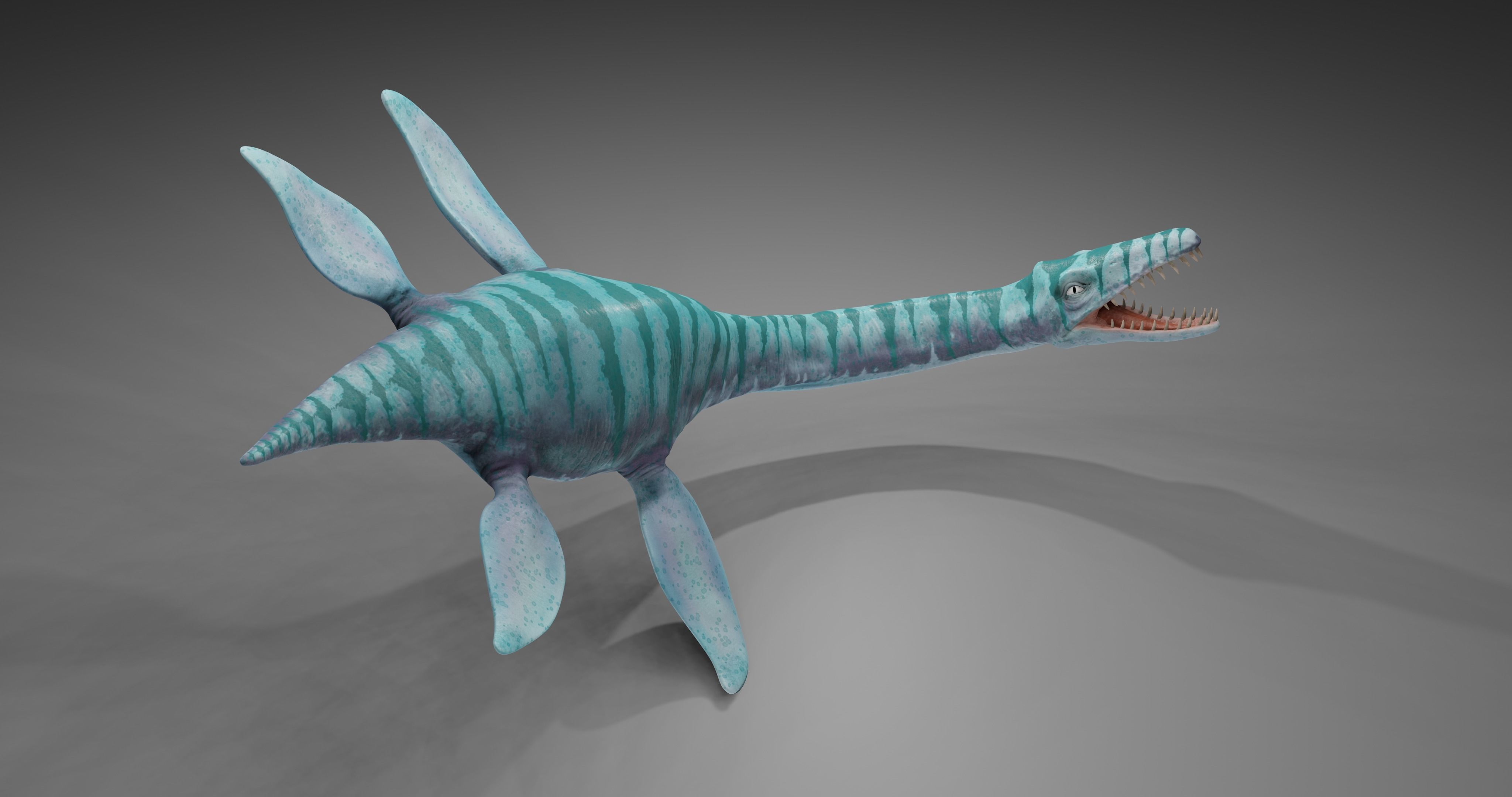 3D model Plesiosaurus Dinosaur VR / AR / low-poly | CGTrader