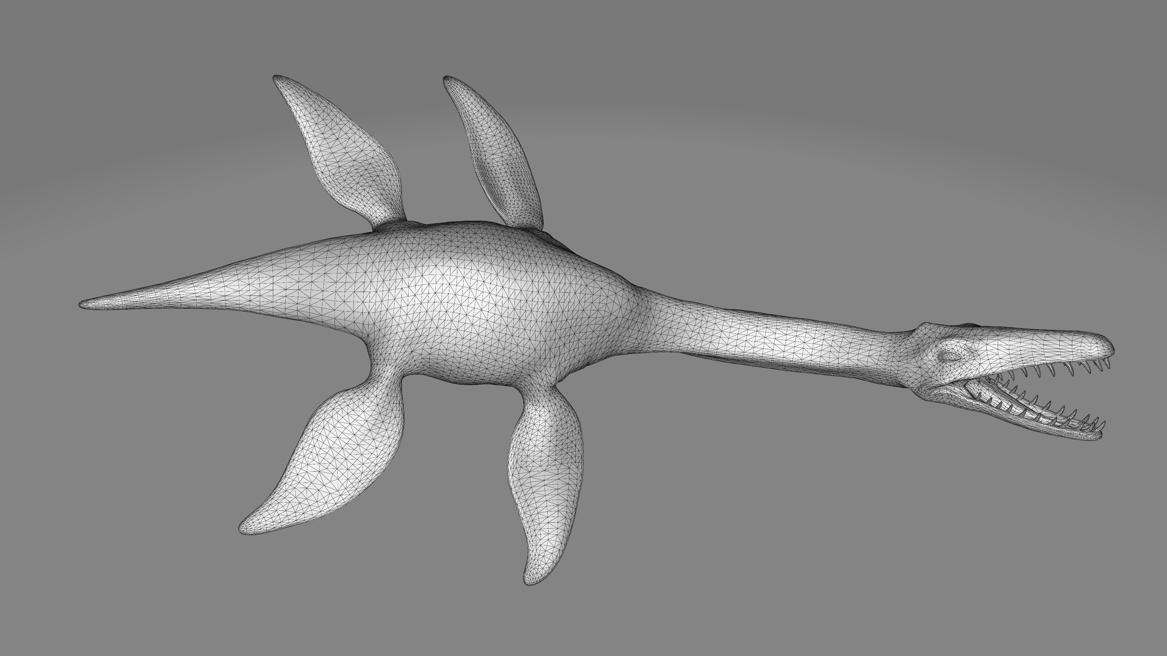 3D model Plesiosaurus Dinosaur VR / AR / low-poly | CGTrader