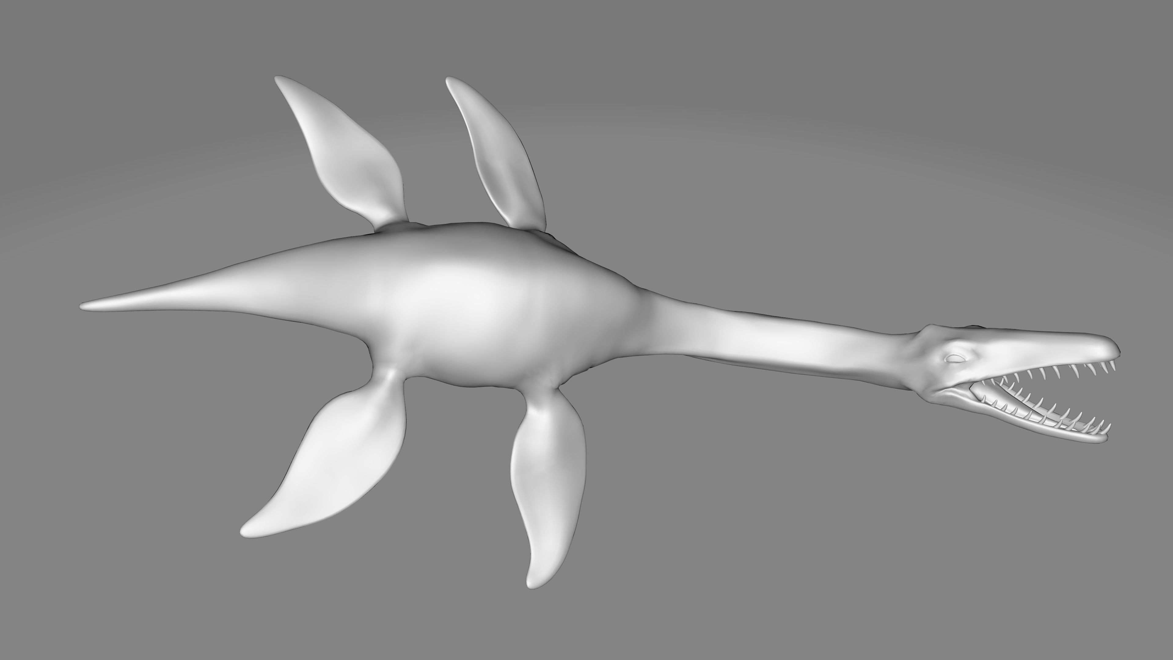 3D model Plesiosaurus Dinosaur VR / AR / low-poly | CGTrader