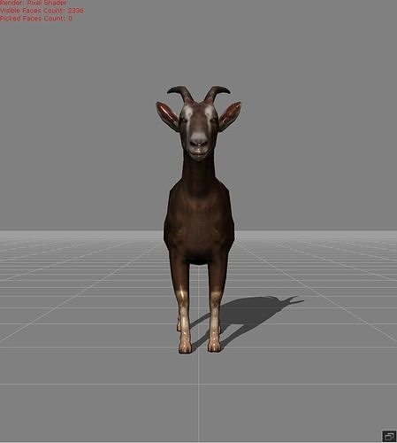 3D model Goat v1 VR / AR / low-poly | CGTrader