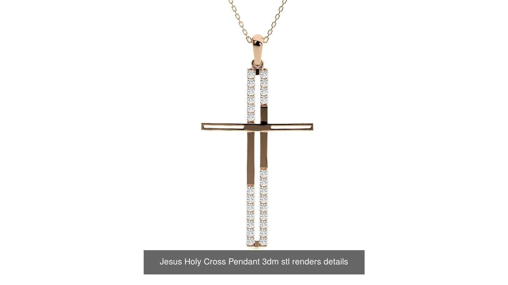 20 Jesus Holy Cross Pendant 3dm stl renders details 3D Model Collection ...