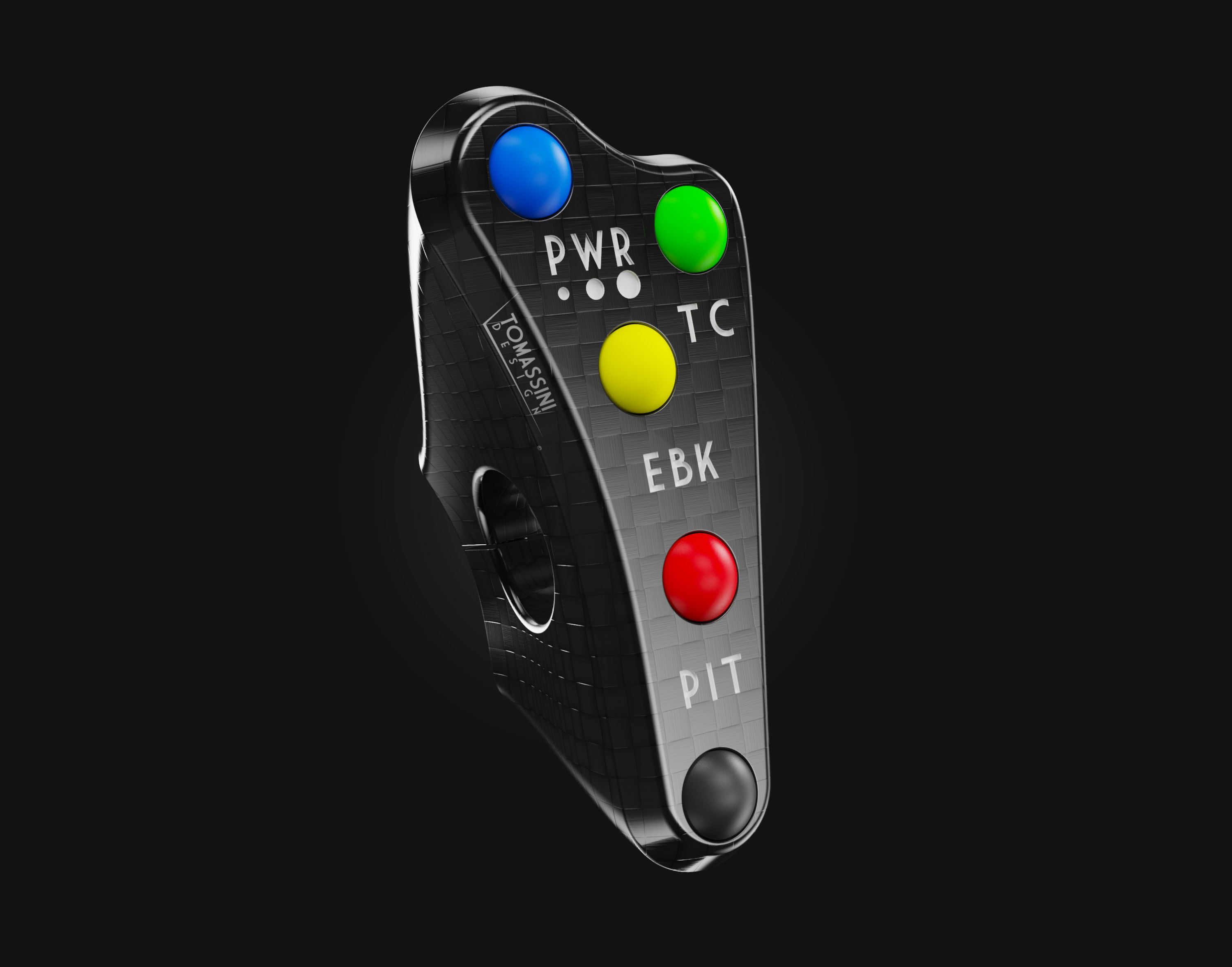 MotoGP Style Racing Controls Superbike Pad Carbon Fiber TrueSize 3D ...