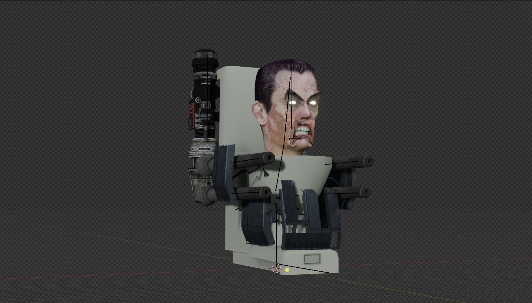 3D model Broken G-man Skibidi Toilet VR / AR / low-poly | CGTrader