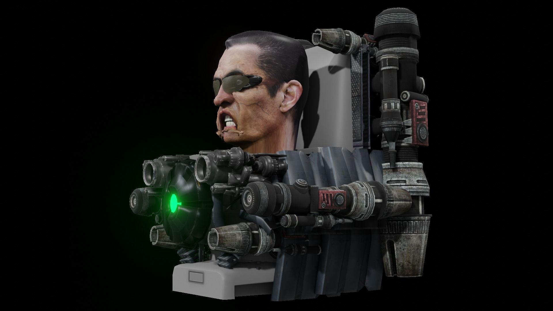 3D model Broken Gman 4-0 VR / AR / low-poly | CGTrader