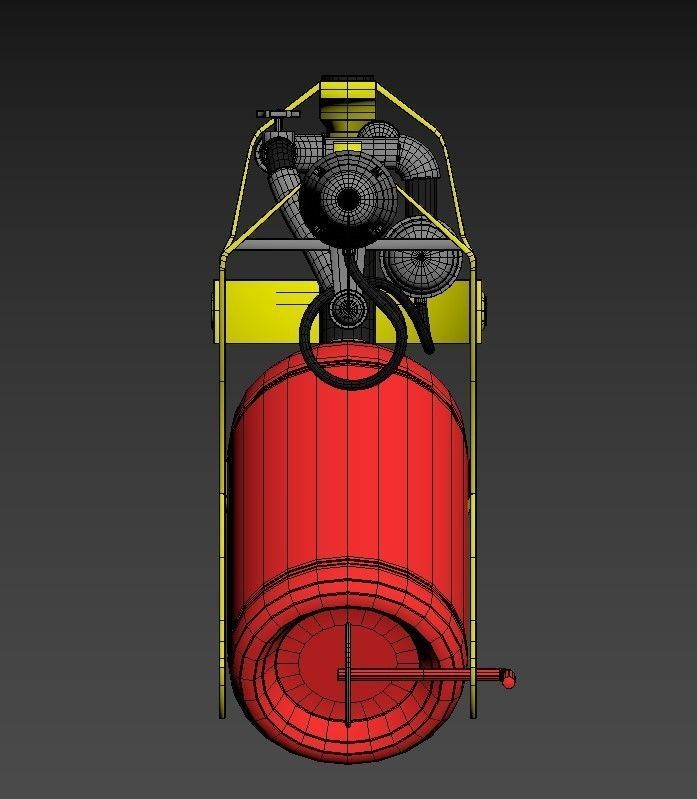 3D model Flamethrower VR / AR / low-poly | CGTrader