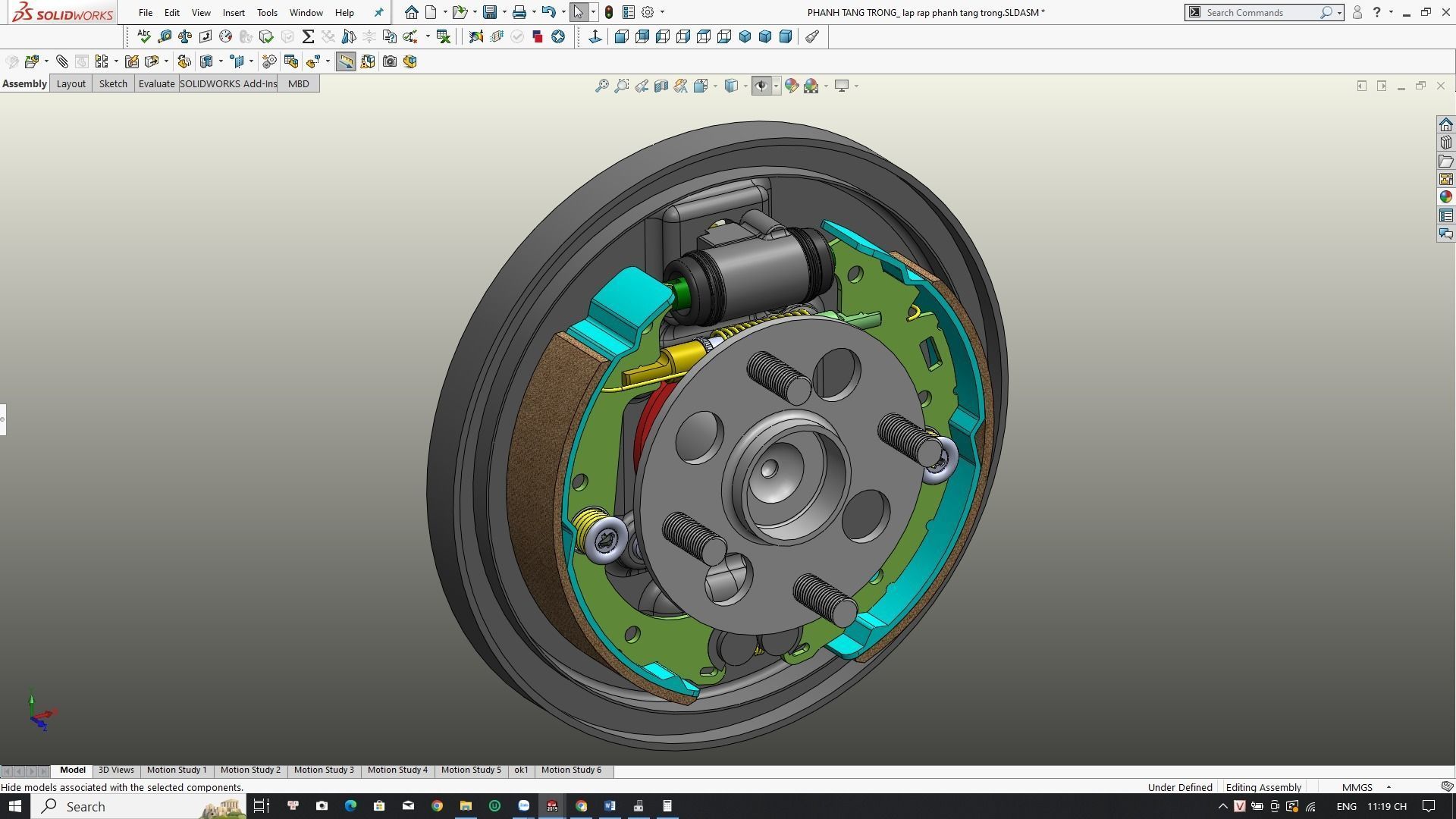 Drum Brake Toyota 3D model | CGTrader