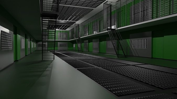 3D model Prison Interior VR / AR / low-poly | CGTrader