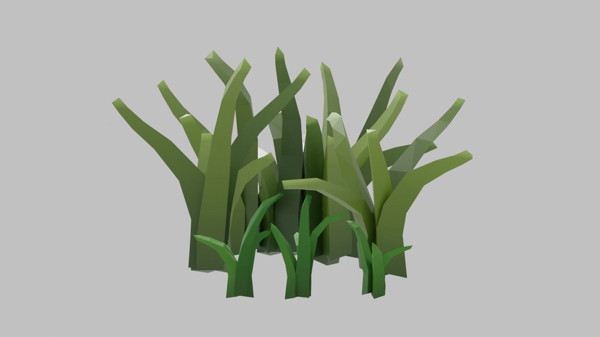 Low Poly Game Grasses free VR / AR / low-poly 3D model | CGTrader