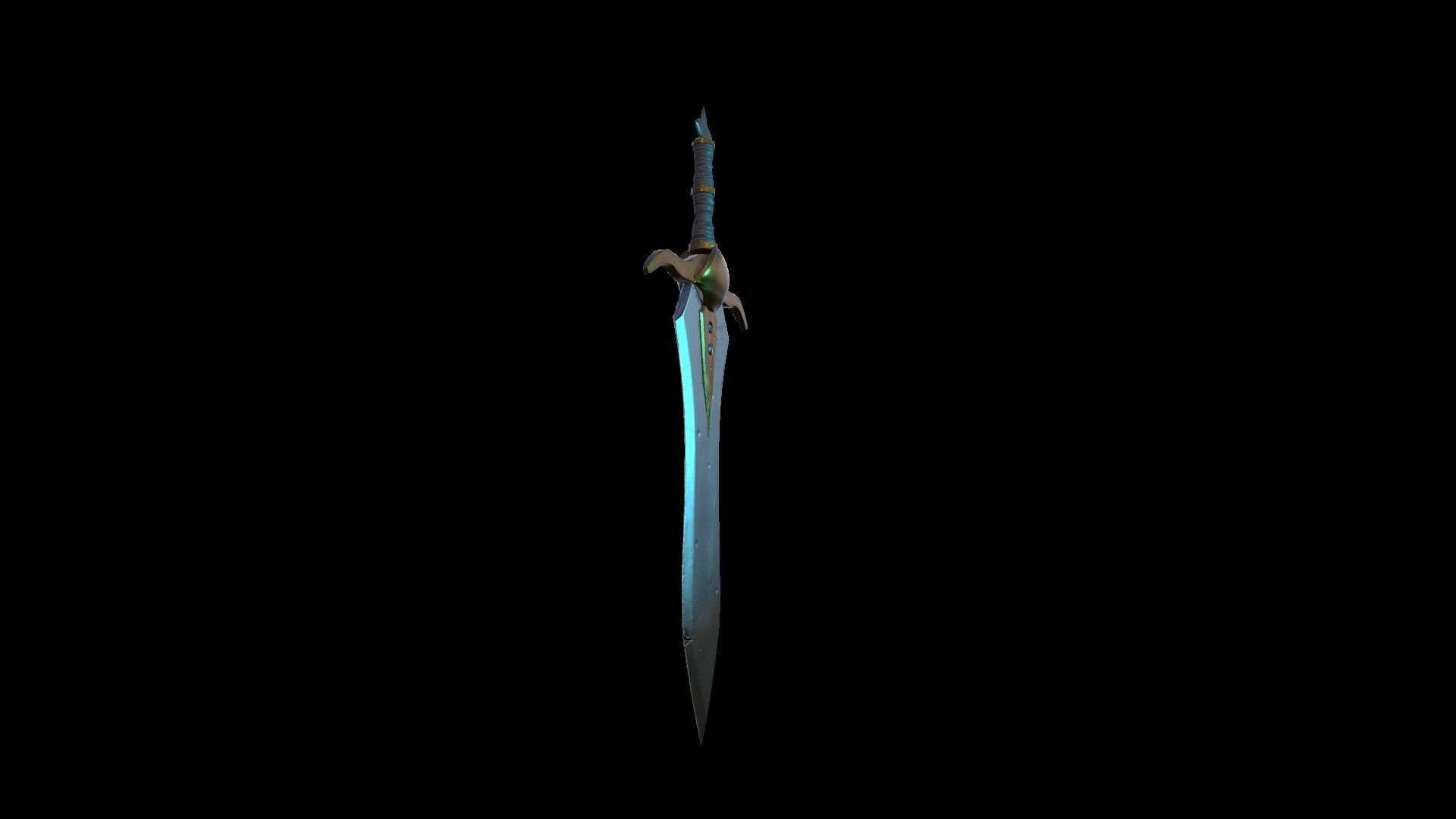 3D model A MEDIEVAL GAMING SWORD VR / AR / low-poly | CGTrader