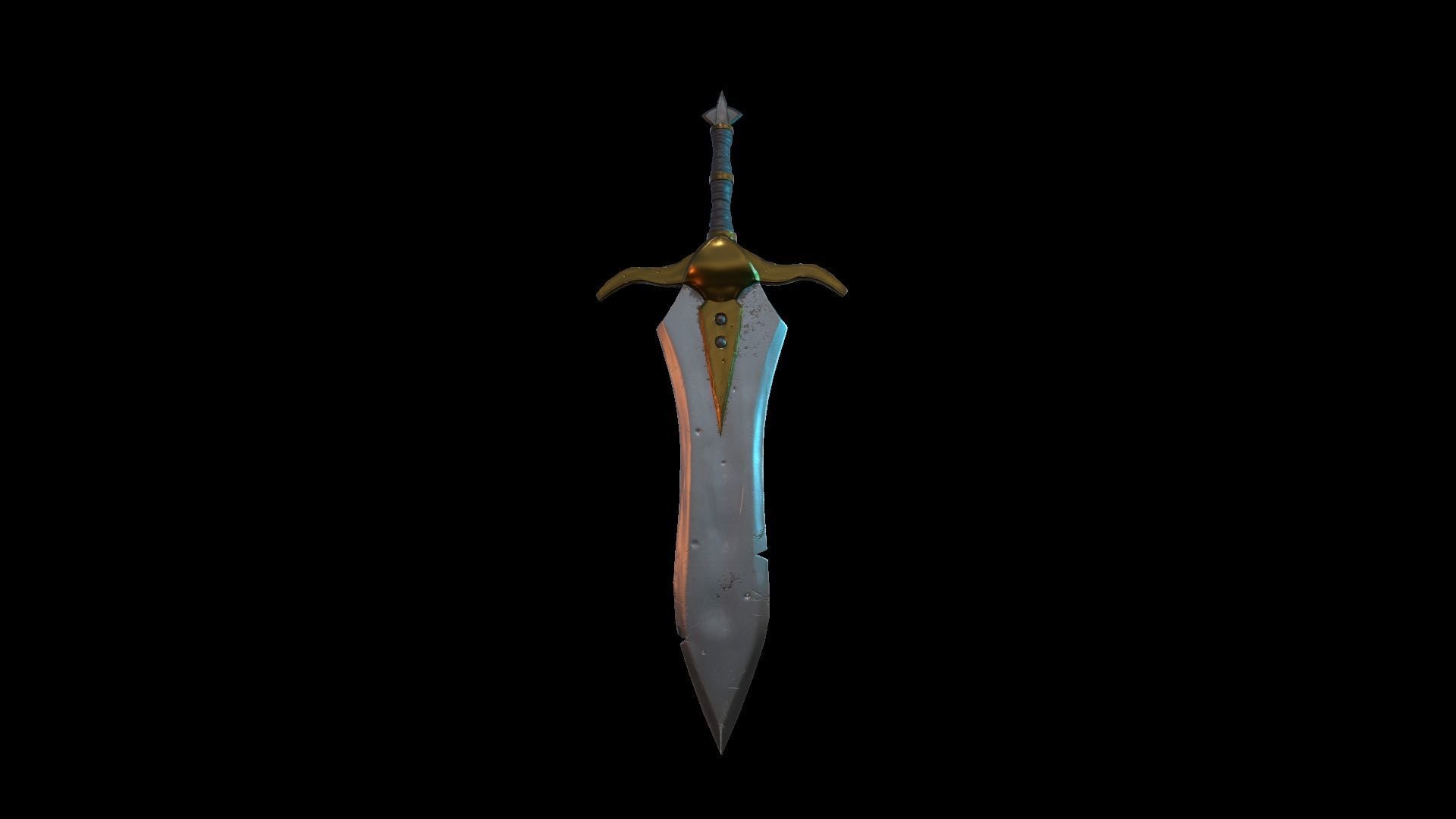 3D model A MEDIEVAL GAMING SWORD VR / AR / low-poly | CGTrader
