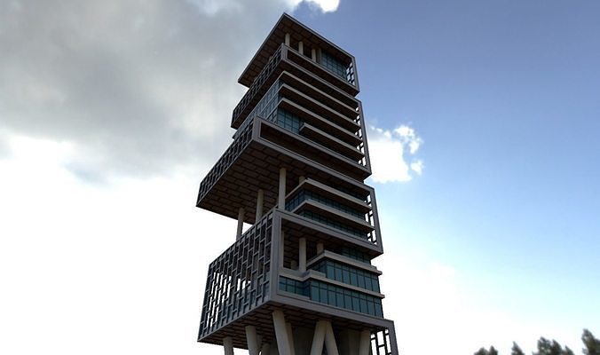 ANTILIA HOUSE 3D model 3D model | CGTrader