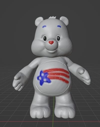 care bears 2 3D model 3D printable | CGTrader