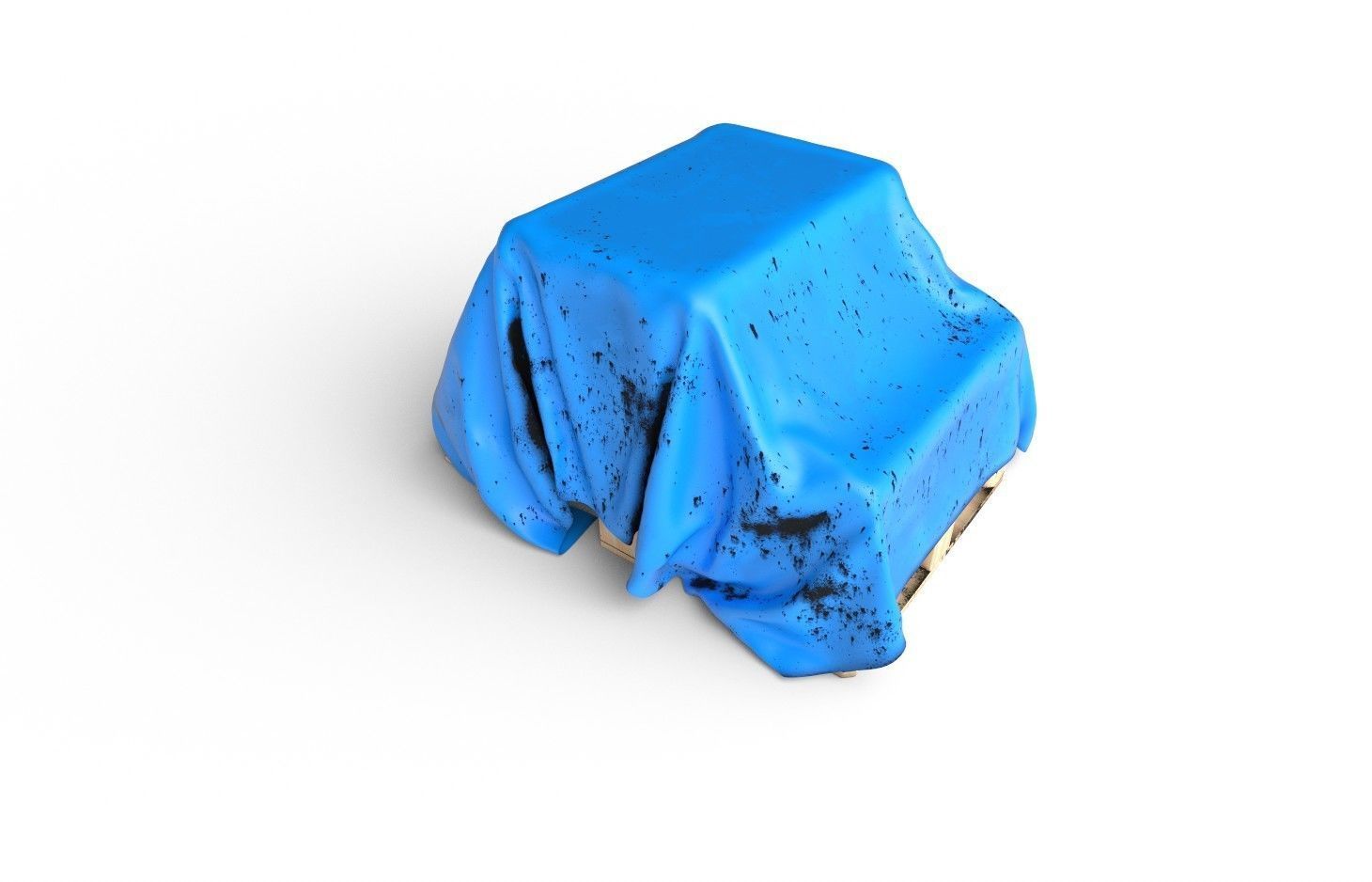 3D model Tarp with Pallet M01 VR / AR / low-poly | CGTrader