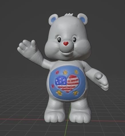 care bears 36 3D model 3D printable | CGTrader