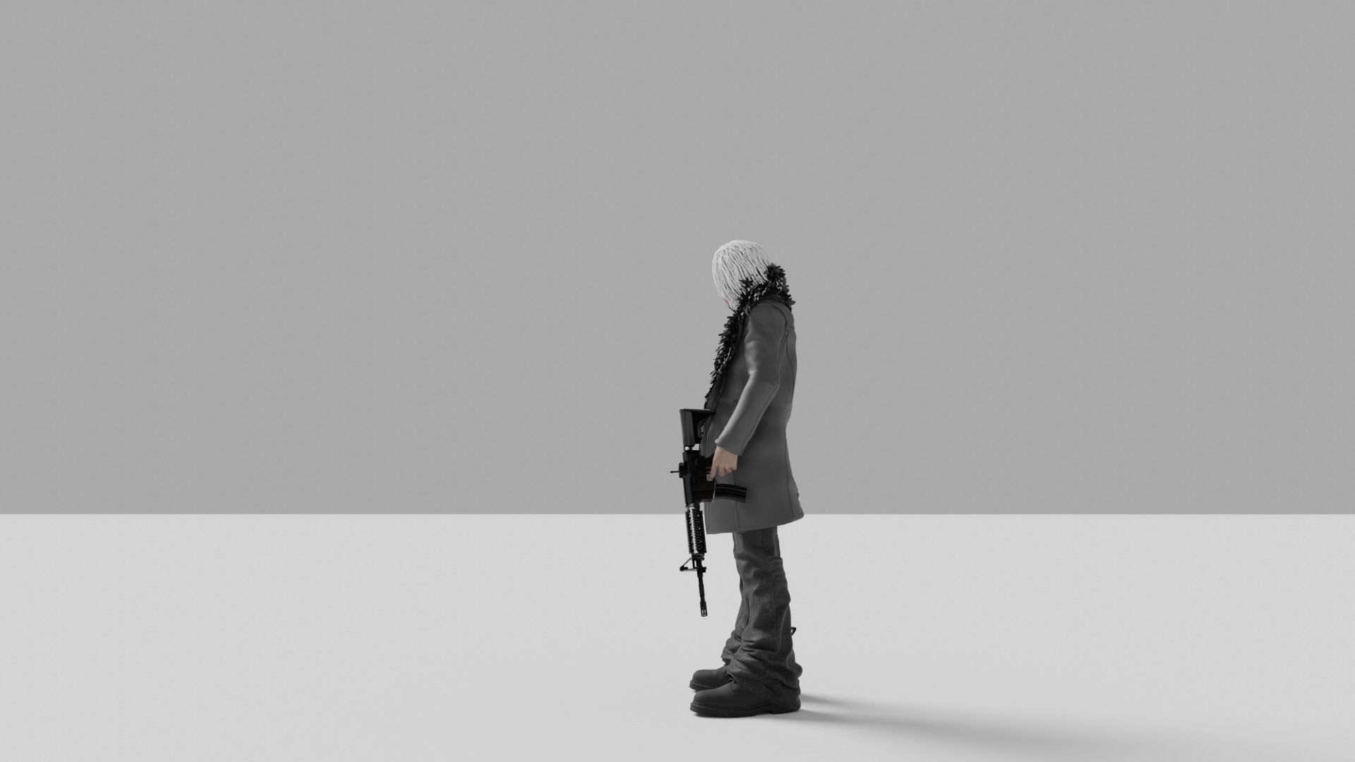 Destroy Lonely 3D Model 3D model animated rigged | CGTrader