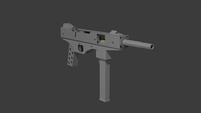 3D model Luty submachine gun VR / AR / low-poly | CGTrader
