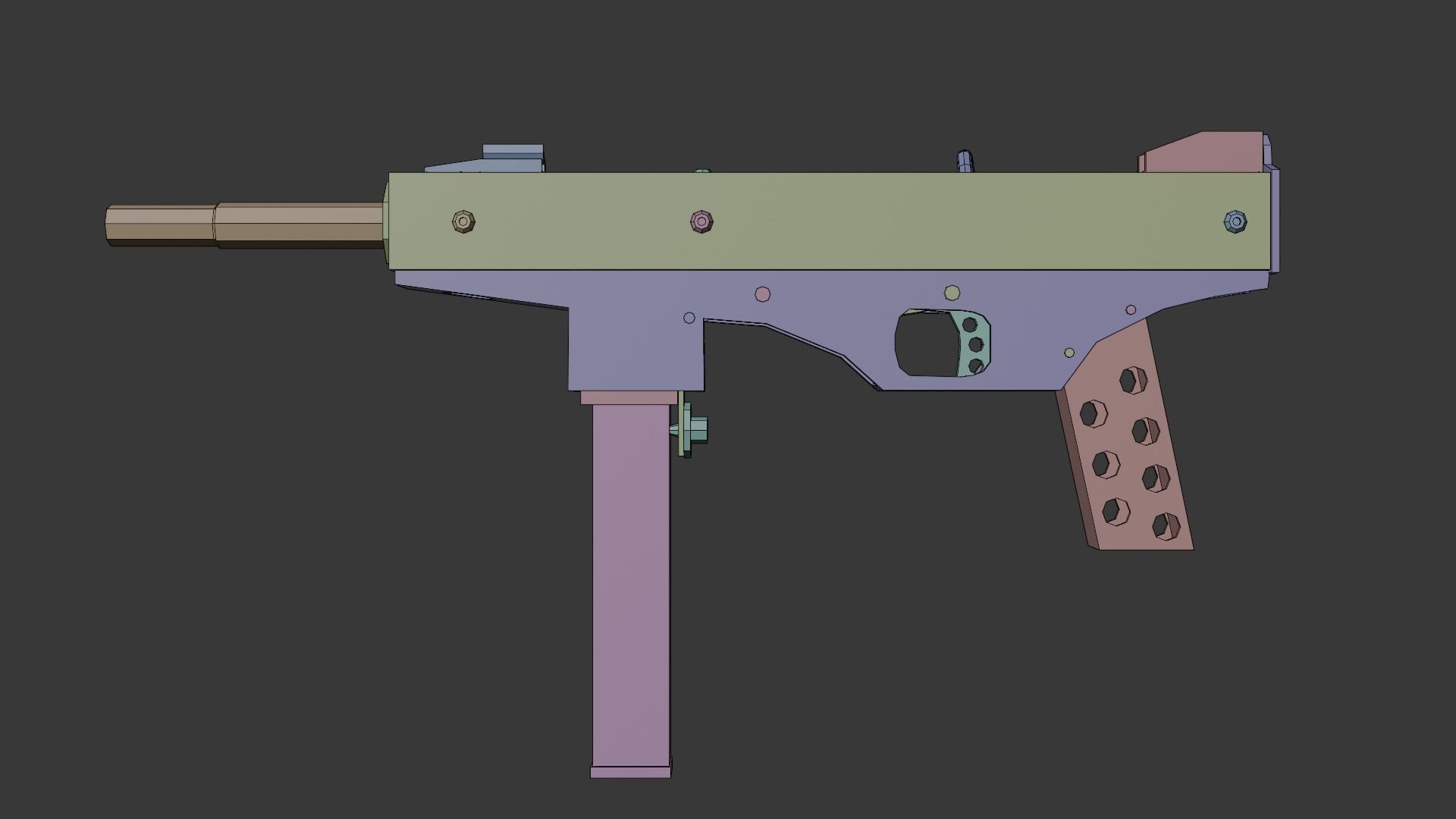 3D model Luty submachine gun VR / AR / low-poly | CGTrader