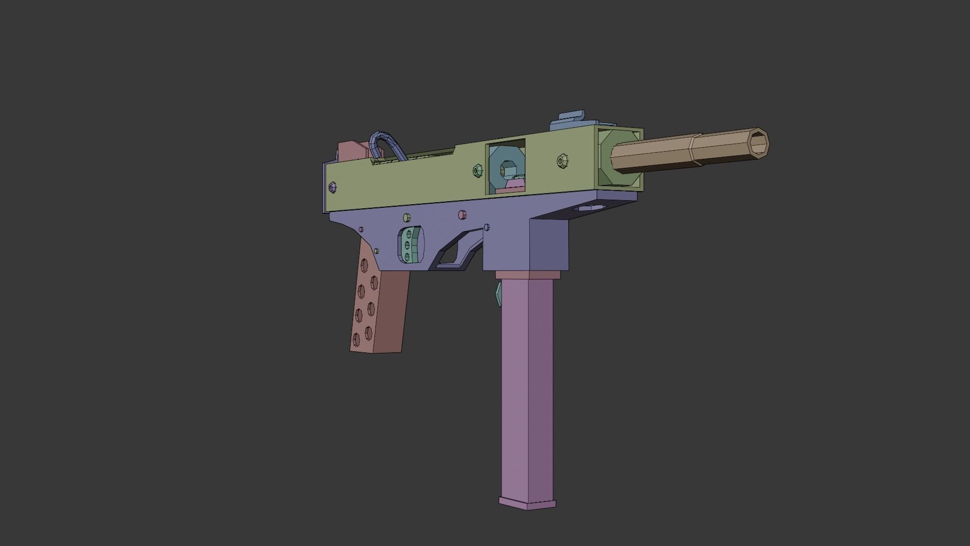 3D model Luty submachine gun VR / AR / low-poly | CGTrader