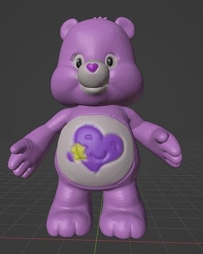 care bears 42 3D model 3D printable | CGTrader
