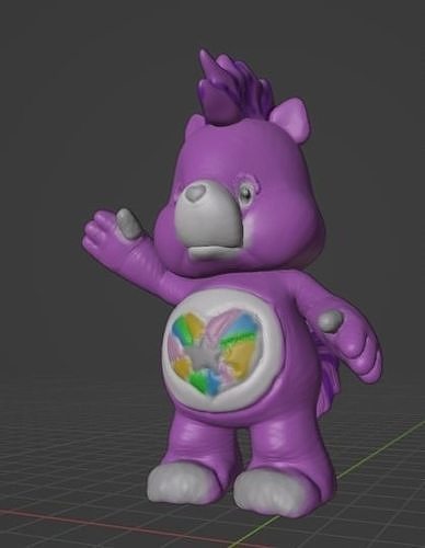 care bears 45 3D model 3D printable | CGTrader