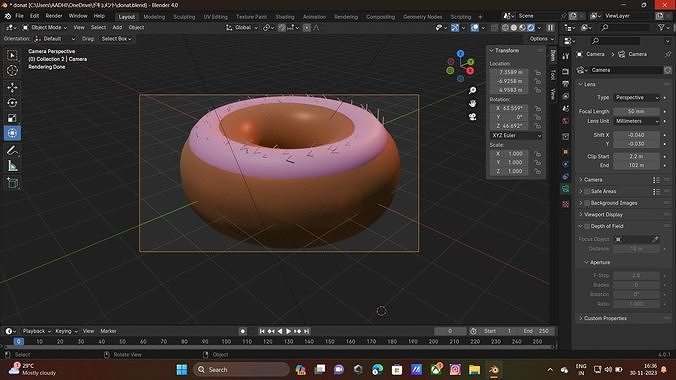 donat 3D model | CGTrader
