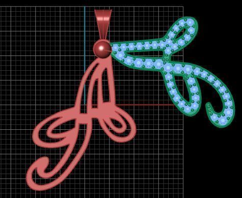 A necklace tiffany model 3D model 3D printable | CGTrader