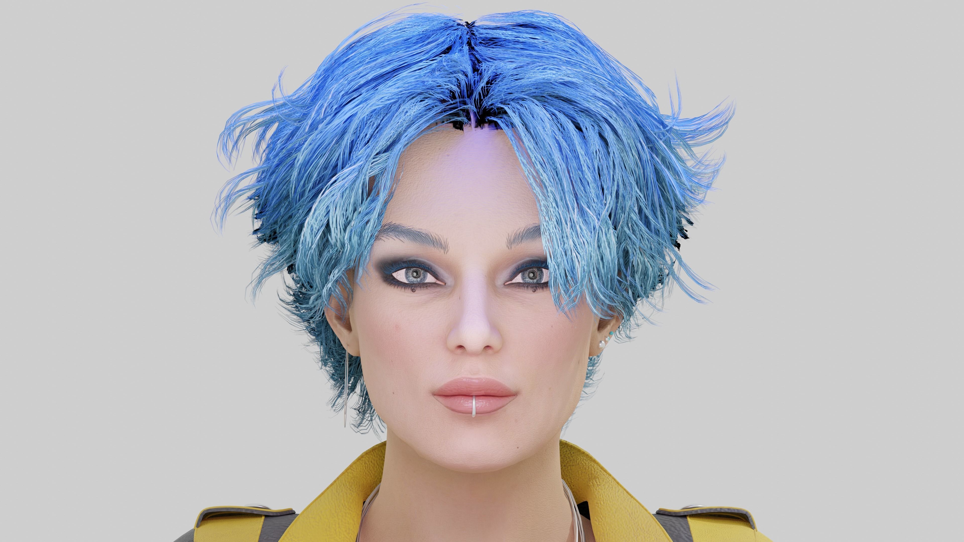 Emily Character free VR / AR / low-poly 3D model animated rigged | CGTrader