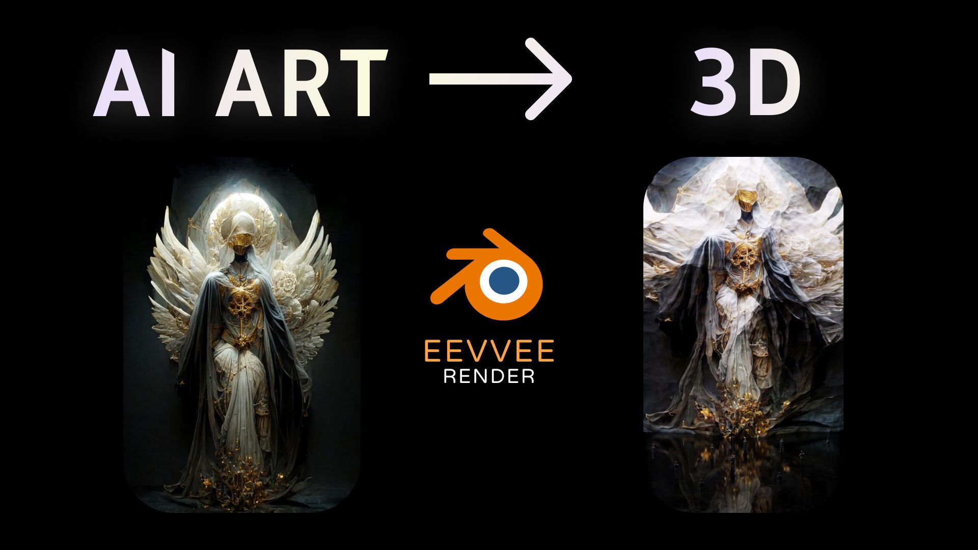 Template for creating 3D animation from AI art 3D model animated | CGTrader